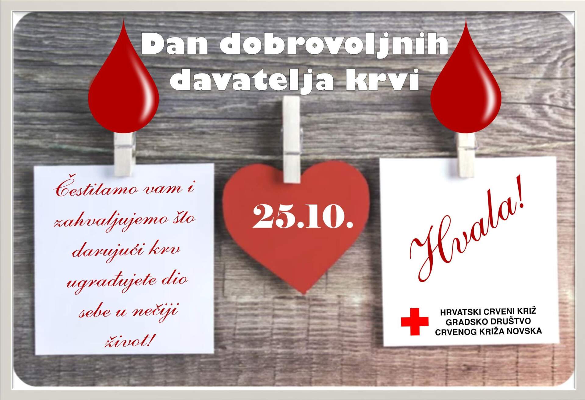 Dan dobrovoljnih darivatelja krvi » Lipovljani.hr